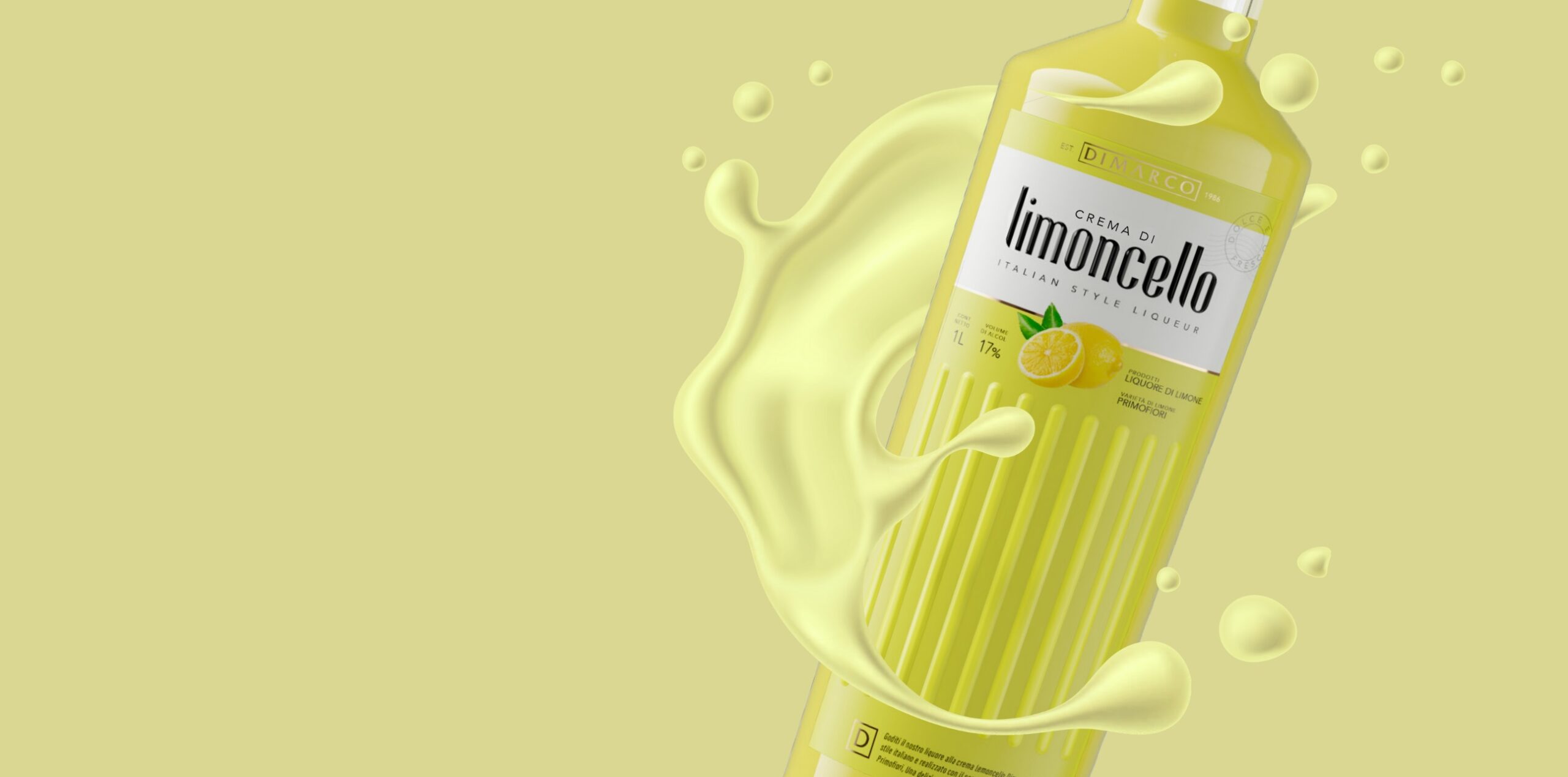 New Dimarco Limoncello cream - LICORES Y DERIVADOS, S.A.